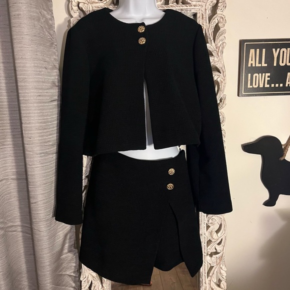 Zara | Dresses | Zara Matching Skort And Jacket Set | Poshmark